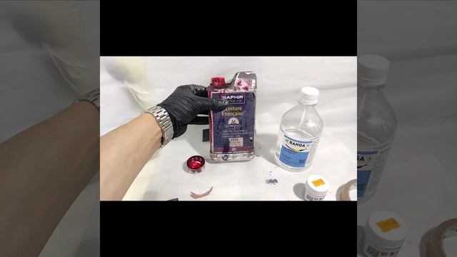 Покраска с эффектом розового металлика//#21