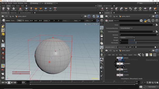 Процедуры в Гудини