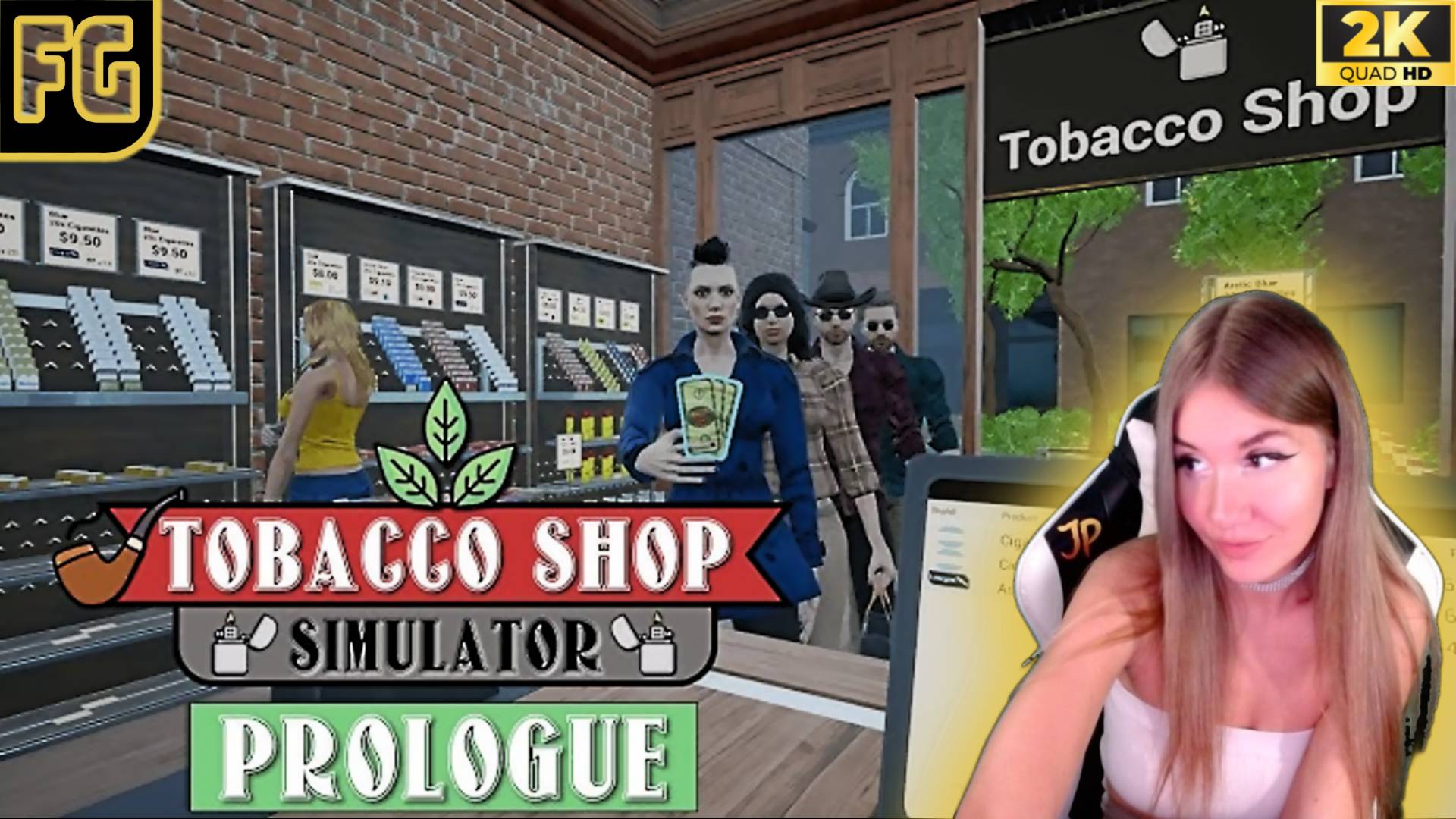 Tobacco Shop Simulator Prologue ➤ FRAUGAMER ОТКРЫЛА ТАБАЧНЫЙ МАГАЗИН