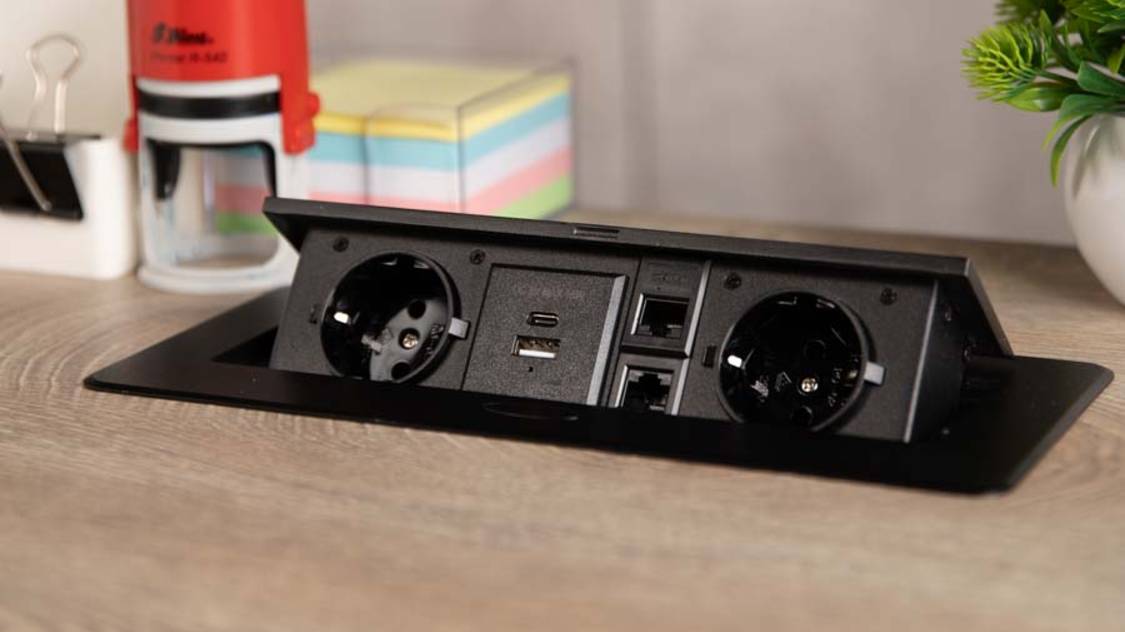 Выдвижной розеточный блок INRIOR серии TORO-55-20 (монтаж и установка)