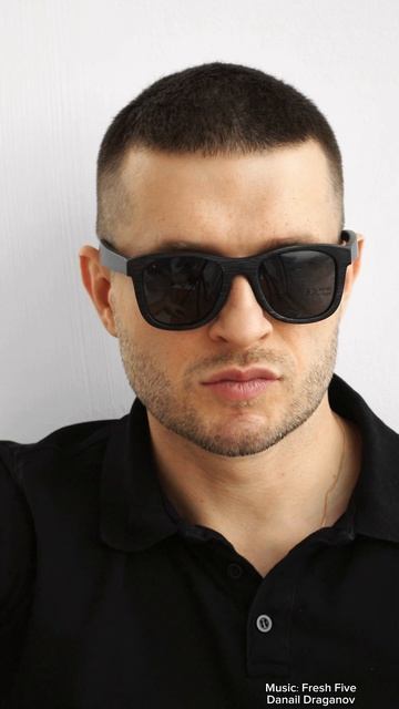 Деревянные солнцезащитные очки "Jungle Dark Black" от Timbersun с поляризацией, ручная работа.