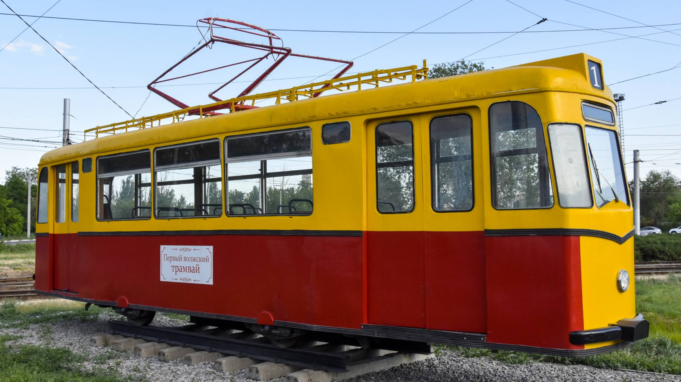 Раритетный трамвай Gotha B2-62 в Волжском