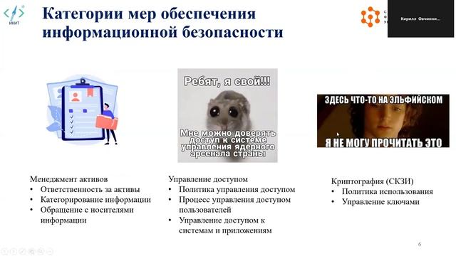 ГОСТ семейства 27000. ГОСТ Р ИСО_МЭК 27002 Свод норм и правил (Овчинников Кирилл, КИ20-01)