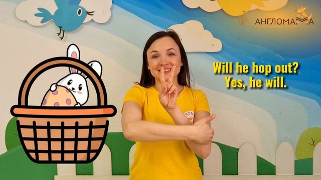 Easter bunny finger play