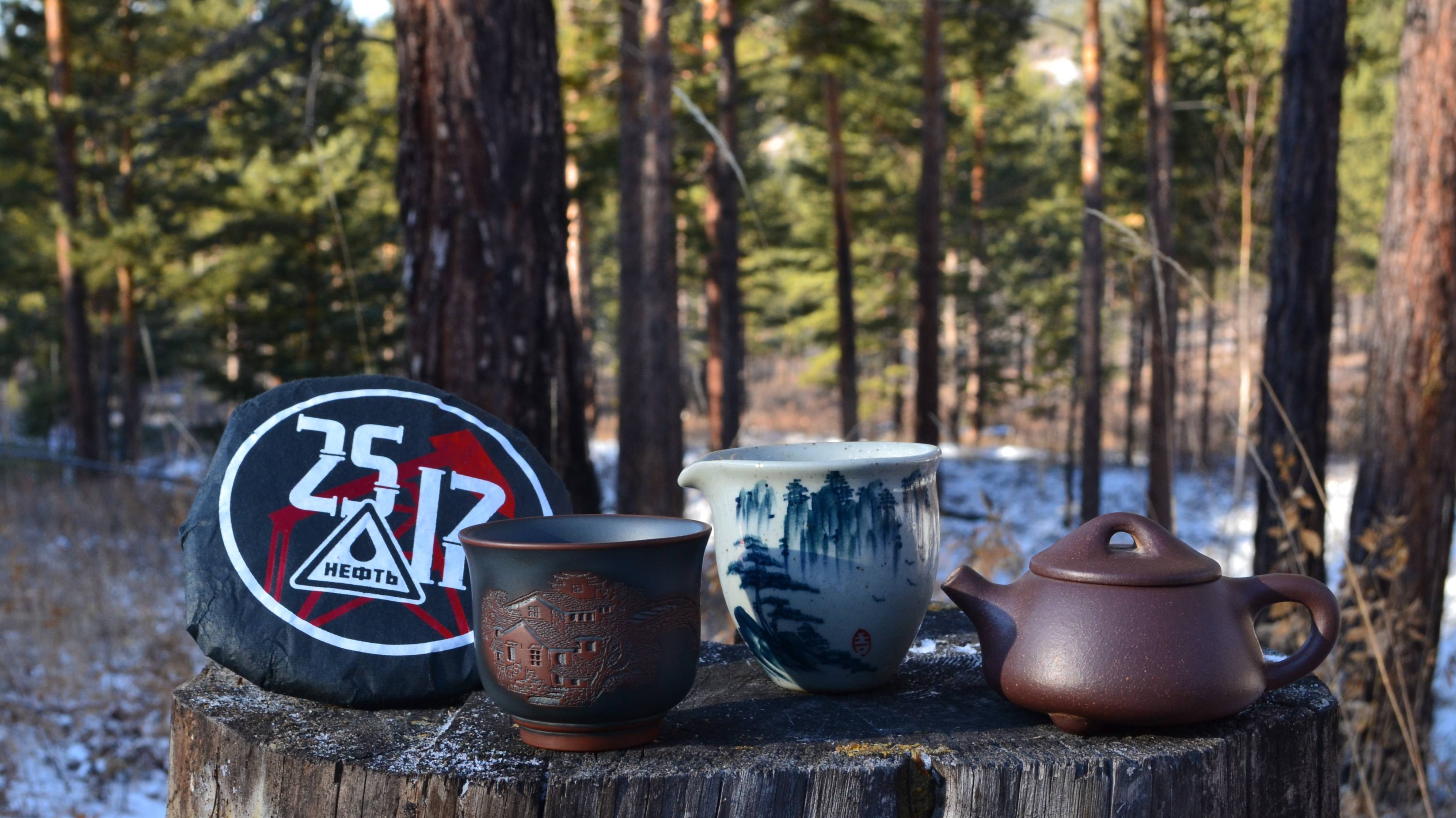 Шу пуэр "Нефть" от 25/17 и Золотого Жука.