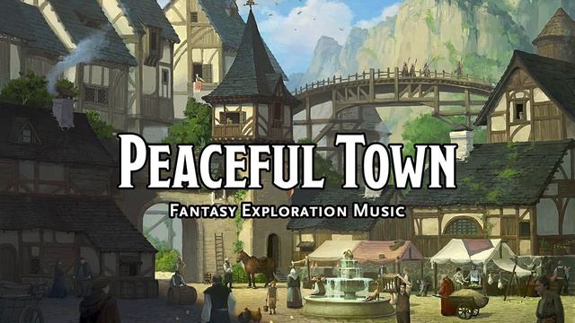 Peaceful Town D&D TTRPG Music 1 Hour by Bardify