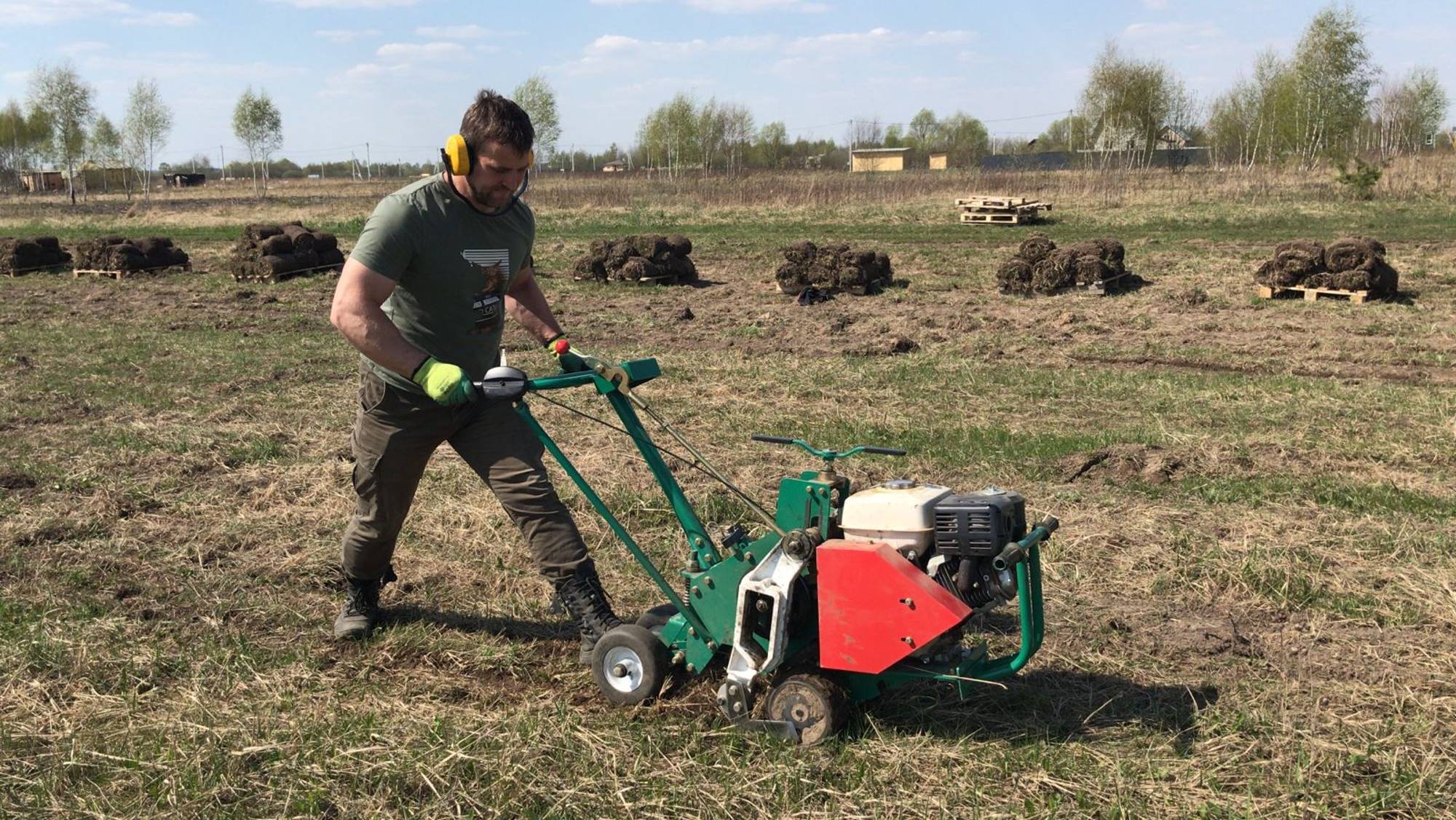 Аренда подрезчика дерна Kashin Turf Cutter| Аренда станков