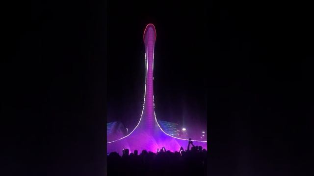 Сочи. Олимпийский парк. Поющие фонтаны-3. Видео канала Мой Петербург.