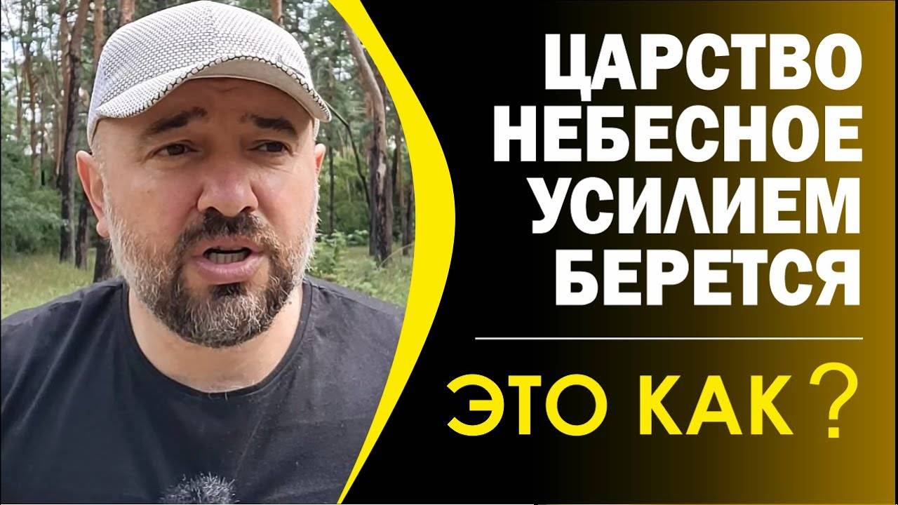 _Царство Небесное усилием берется_ - это как понимать и реализовывать_