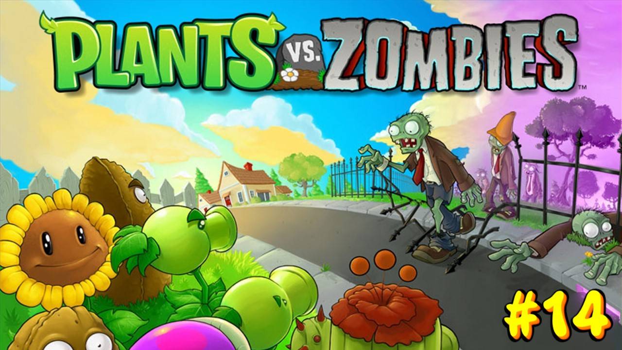 Тыква и Магнитогриб (14) в Plants vs Zombies