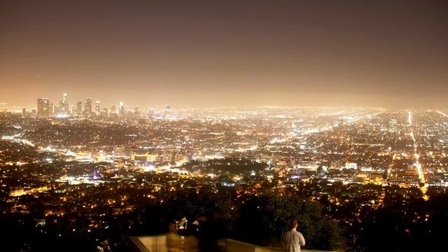 Вид на ночной город