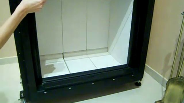 Камин MZC Уникальный механизм открывания двери