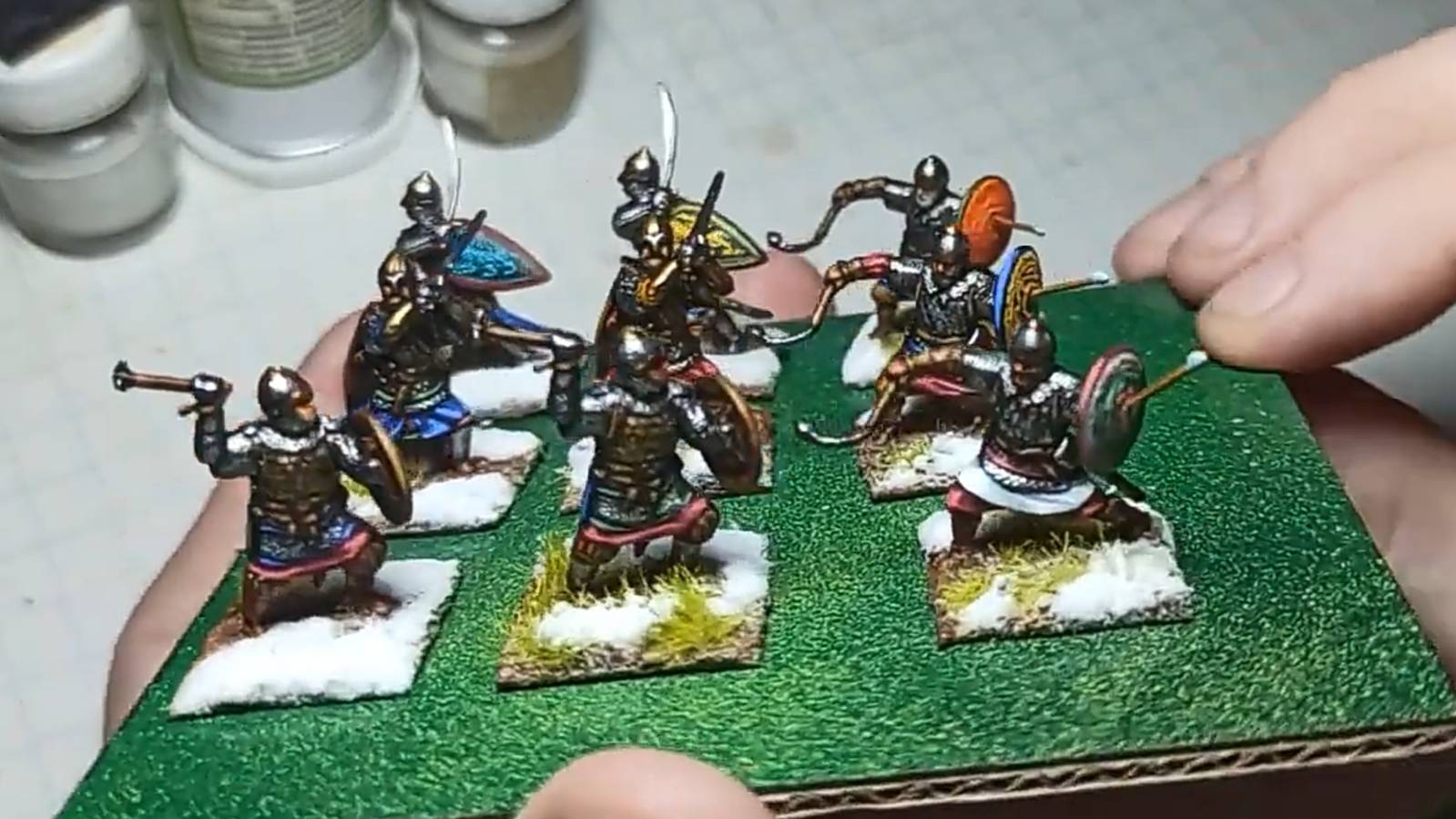 Мастер-класс по покрасу солдатиков. Оформление подставок. Часть 5