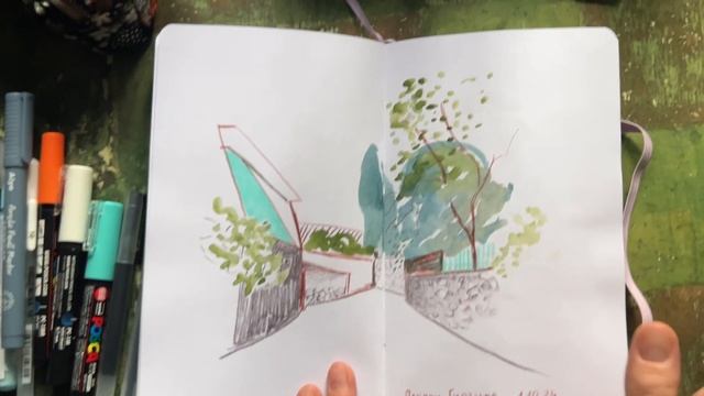 Тот самый скетчбук с пчелкой!