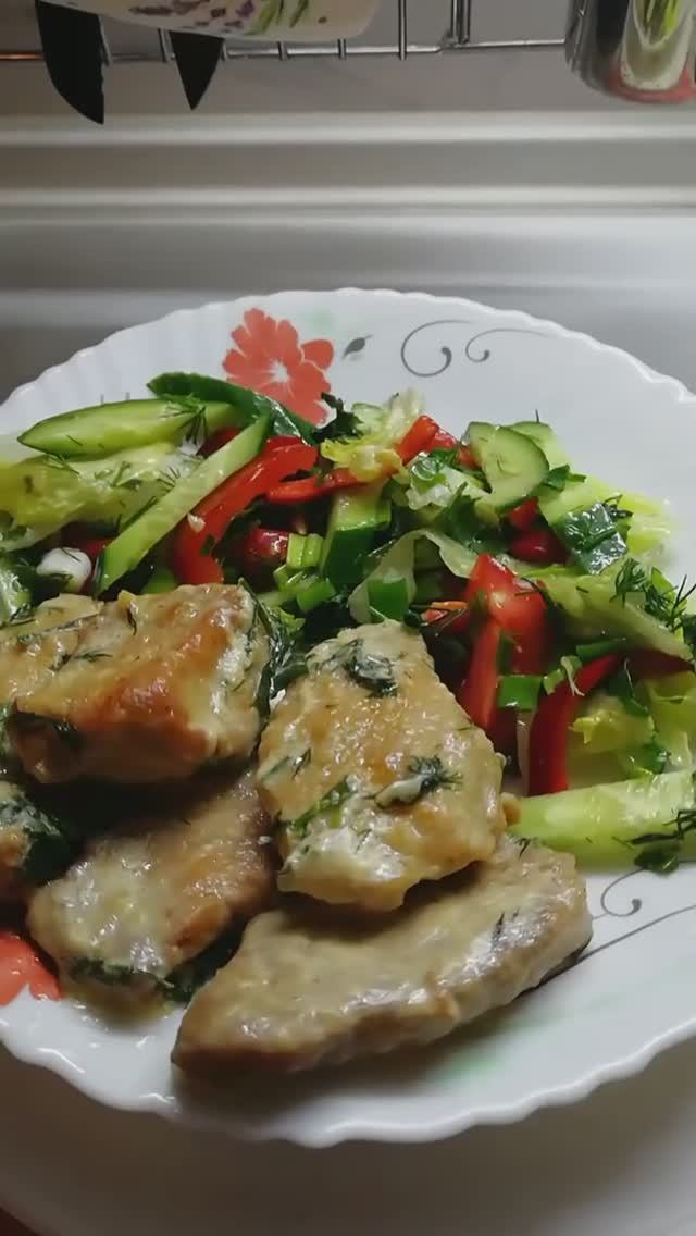 Мясо по такому рецепту получается очень нежное.