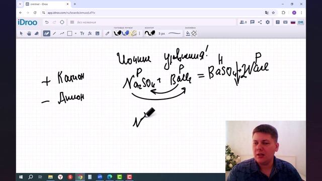 Ионные уравнения. Химия 8 класс.