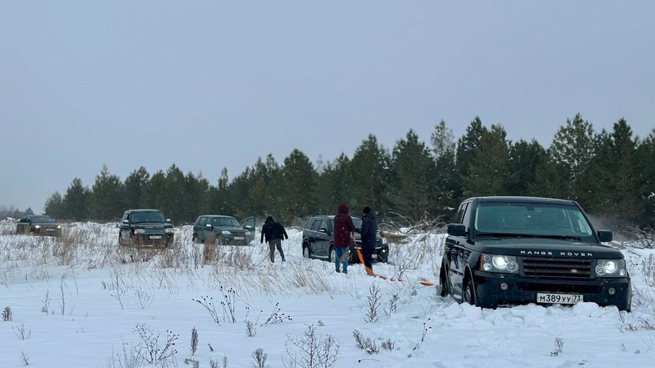 Английские послы потерялись в лесу, Нива и Хавал спасли всех. Немцы наблюдали и снимали на камеру.