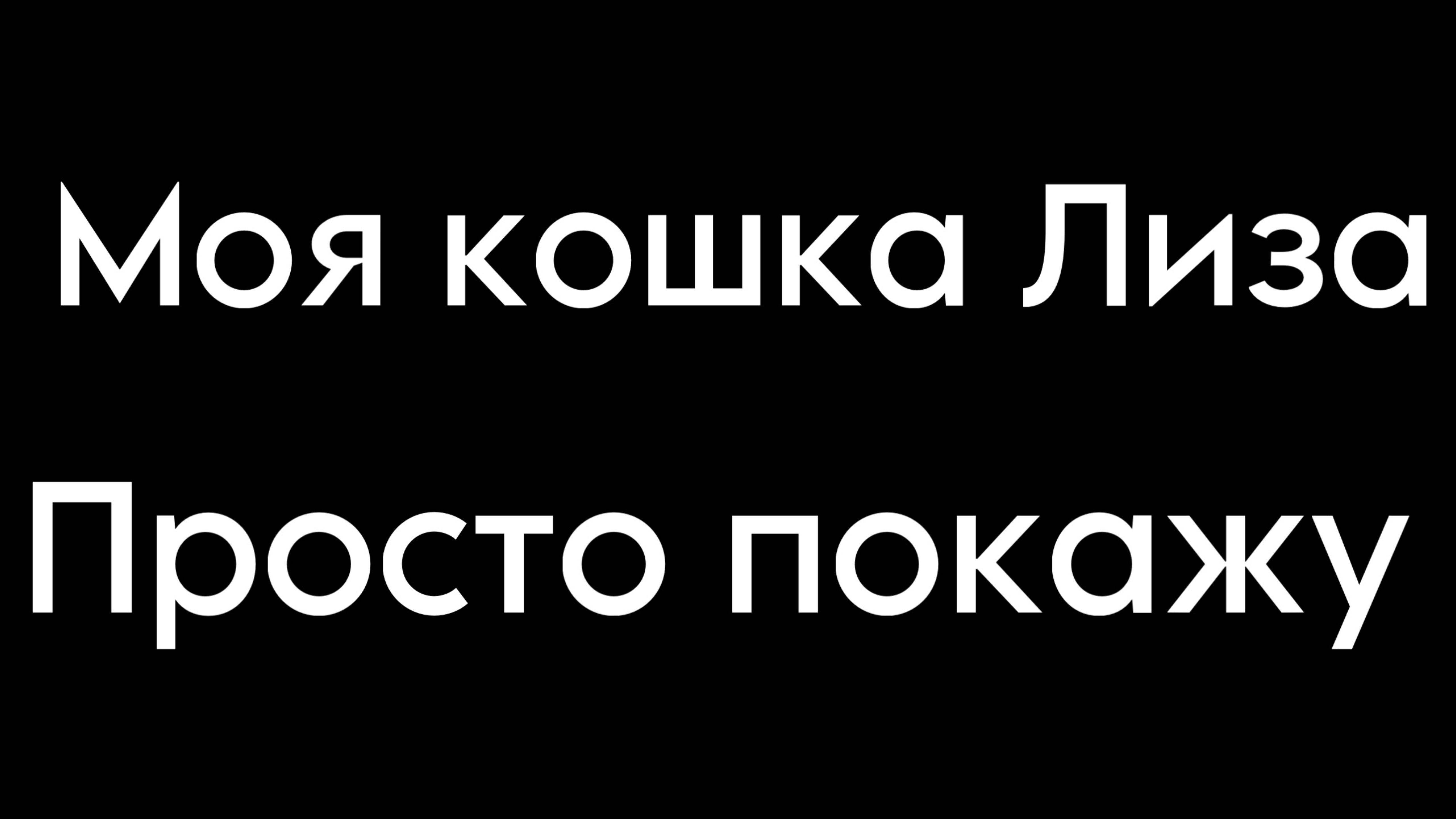 Это моя кошка Лиза!