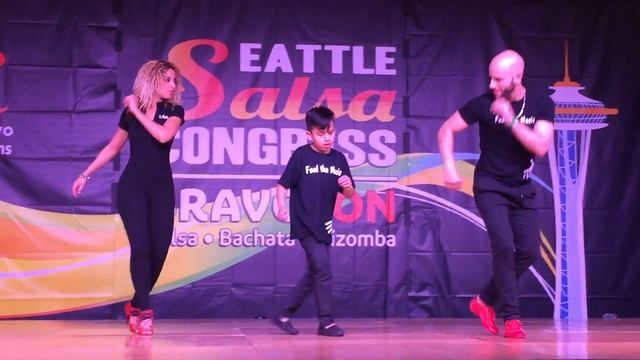 ATACA + LA ALEMANA + DEYMIAN LOCO DE AMOR BACHATA DANCE @SEATTLE SALSA CONGRESS 2015