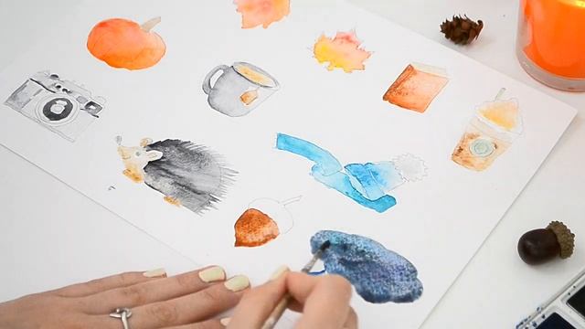 КАК СДЕЛАТЬ НАКЛЕЙКИ СВОИМИ РУКАМИ / DIY ОСЕННИЕ НАКЛЕЙКИ В ДОМАШНИХ УСЛОВИЯХ