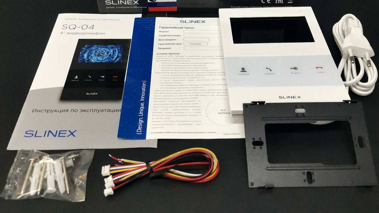 Обзор домофонов SQ-04 и SM-07MHD Slinex