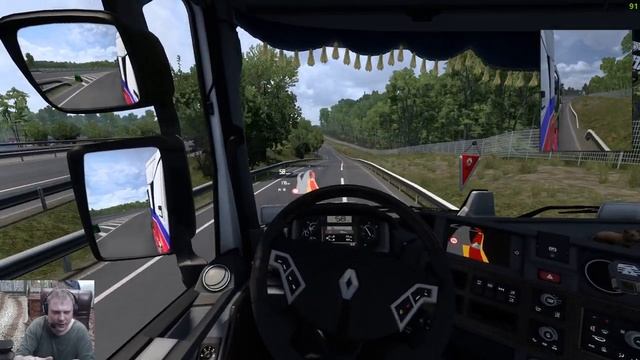 Euro Truck Simulator 2 сезон 4 серия 8 Он лайн, Европа осмотр карты