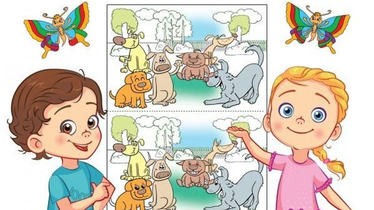 Игра "Найди 3 отличия"