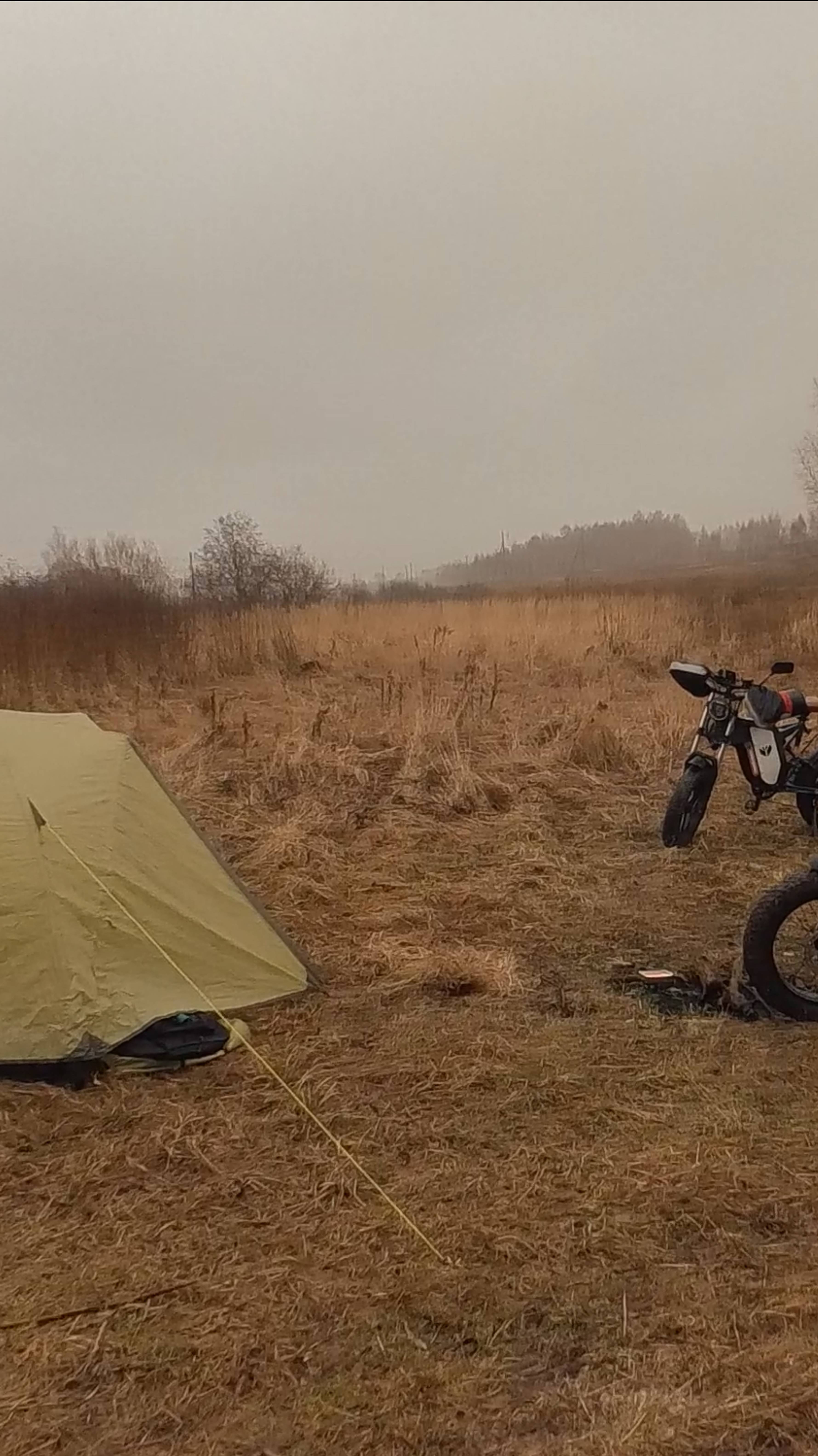 Наслаждаемся природой и кемпингом на электровелосипедах в феврале