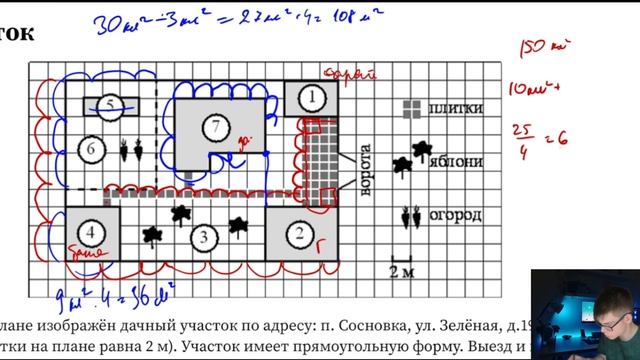 Участок. Сюжетные задачи из ОГЭ по математике. Часть 6