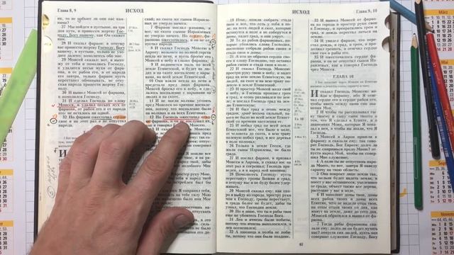 11. Исход 9 гл. Господь посылает 5, 6 и 7 казни на Египет