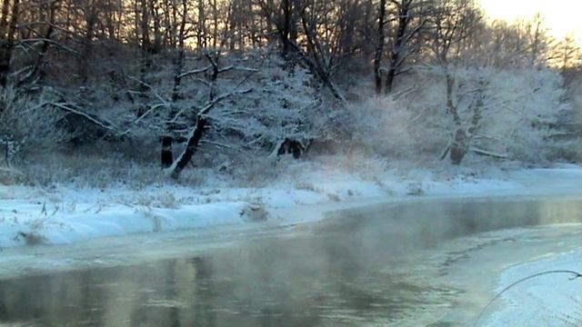 Зарисовки 5 Мороз над рекой