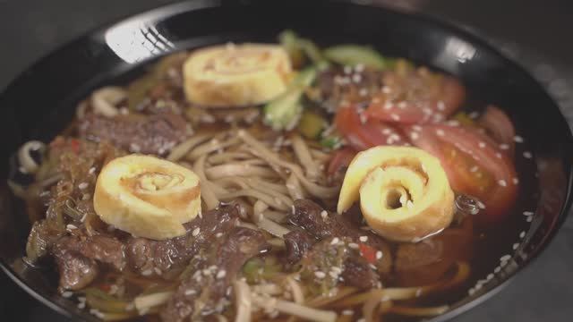 Суп кукси лапша 4 злака