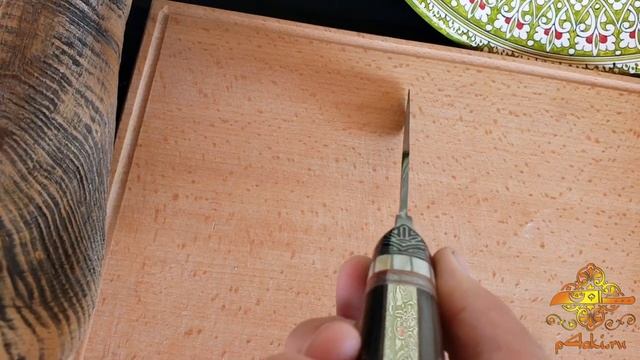 Узбекский нож пчак Чаткал от усто Хайрулло Юсупова