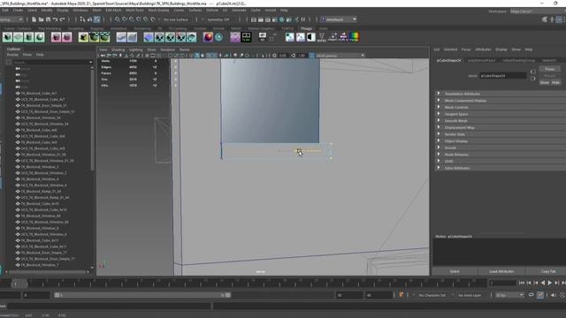 03 - Spanish Town - Residential Building Art Blockout