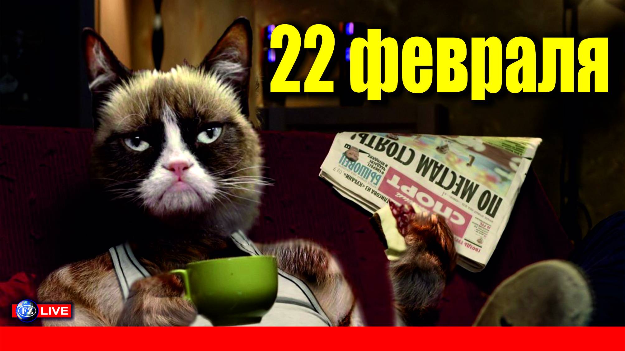 22 ФЕВРАЛЯ - ВОТ ТАКОЙ ДЕНЁК!