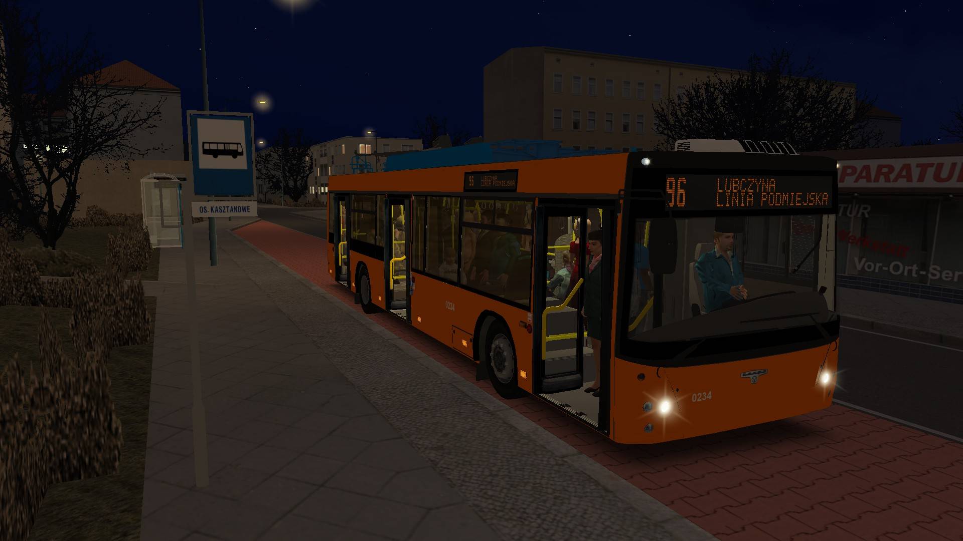 OMSI 2  - BCS. НОВЫЙ ЩЕЦИН. ЛИНИЯ 96.