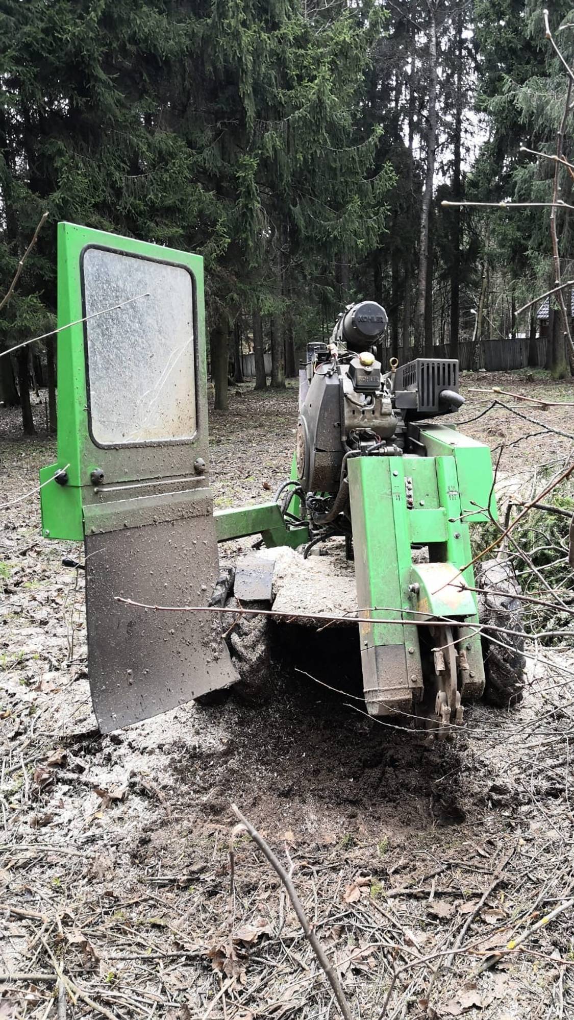 Аренда измельчителя пней Laski F-500 | Аренда станков
