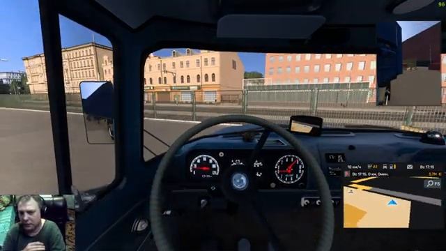 Euro Truck Simulator 2 сезон 3 серия 6 Rus map Глюки на погрузке ЗИЛа