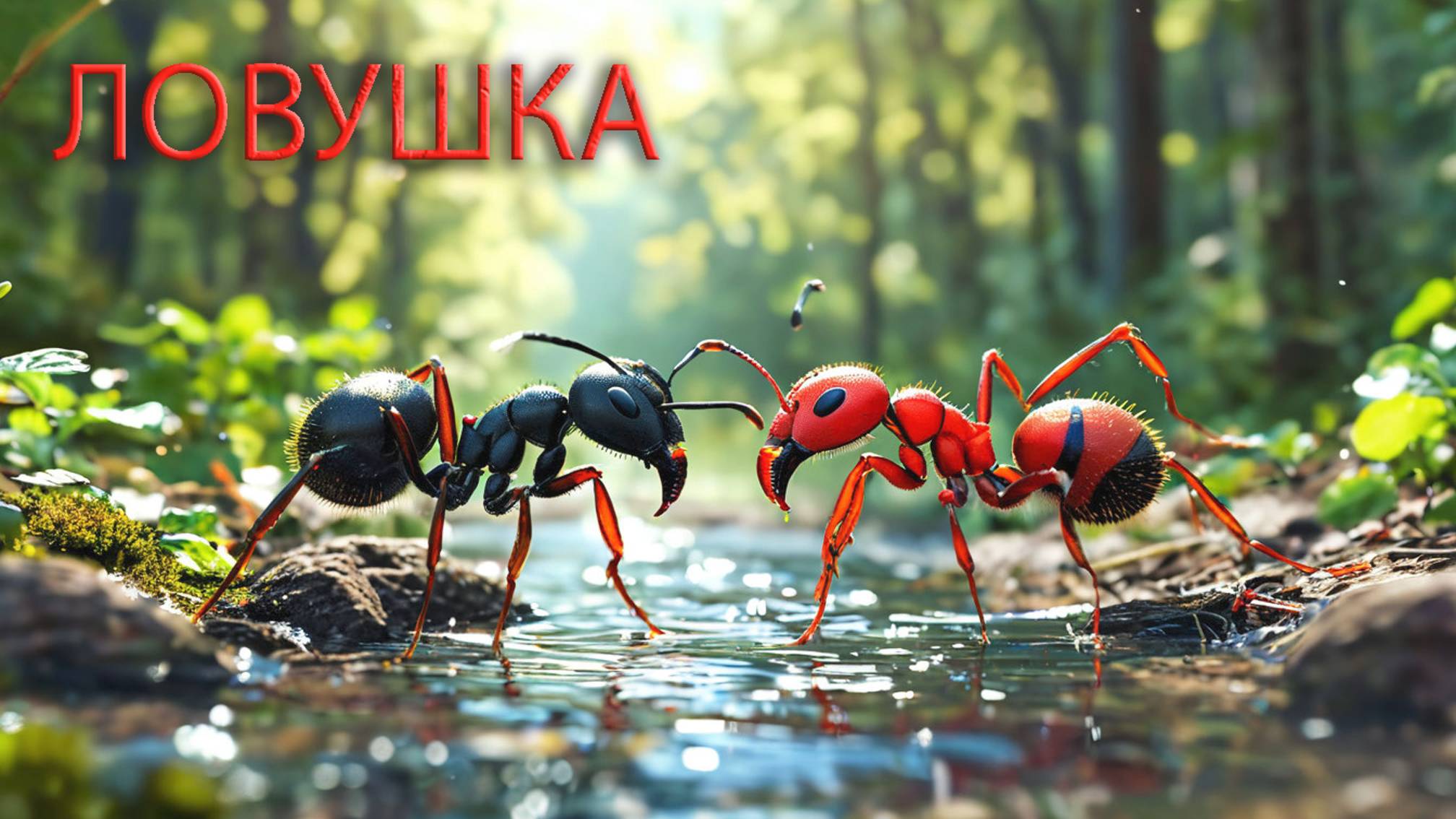 Как хитрый муравей в беду попал, а другой - его выручил