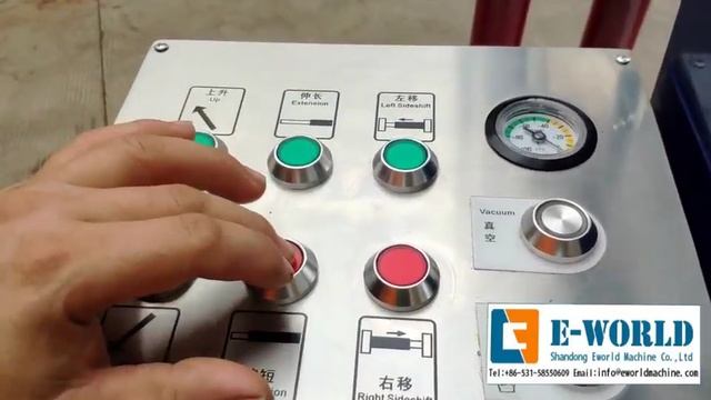 Вакуумный захват с подъёмной стрелой на шасси для стекла и камня GL300