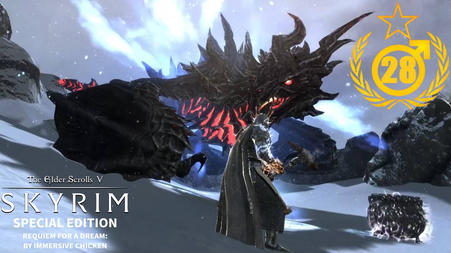 Поход за Алдуином #28 The Elder Scrolls V Skyrim SE  RFAD