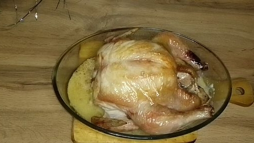 Курица на соли в духовке