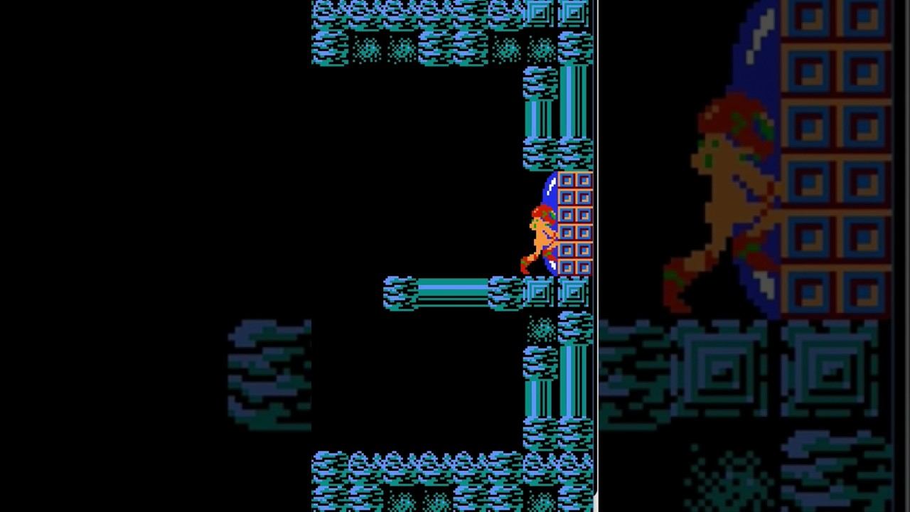 Сквозь текстуры в Metroid #shorts #dendy #денди #nes #sega #игры #retrogaming #glitch #bug #сега