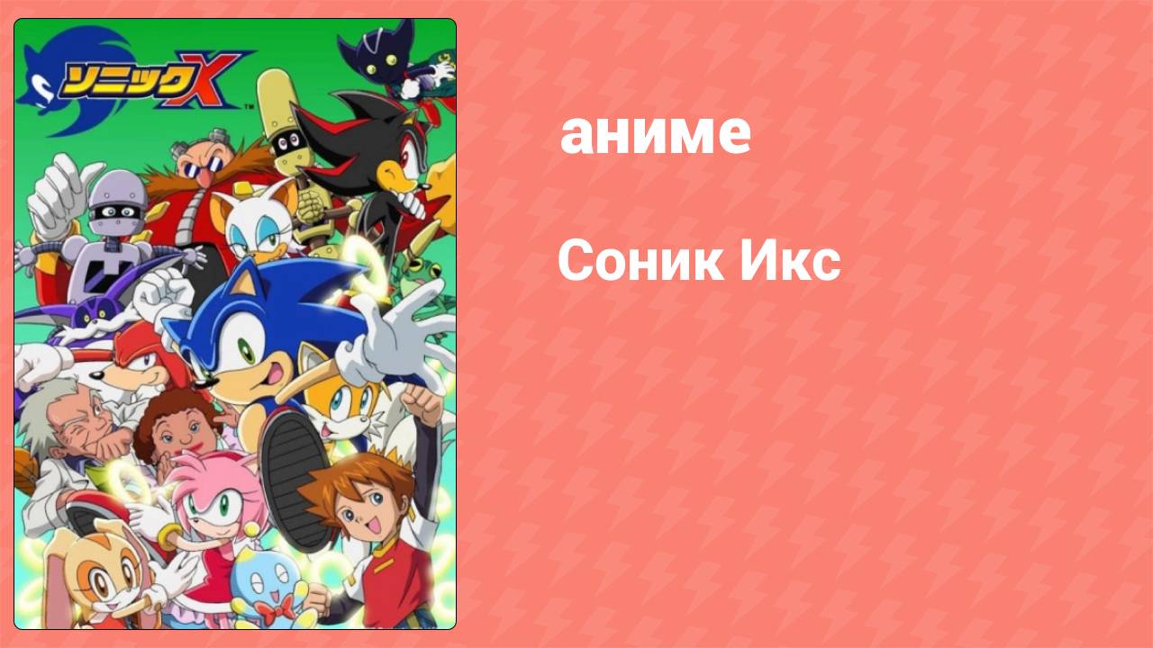 Соник Икс 13 серия (аниме-сериал, 2003)