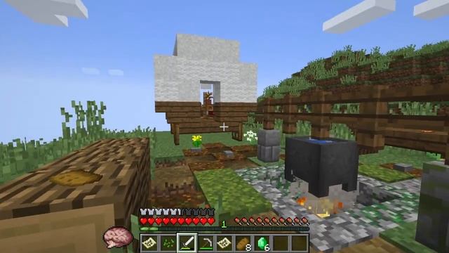 Майнкрафт: Выживание в Страшной сборке - 2 серия - Избавляемся от чудовища (и мира)!