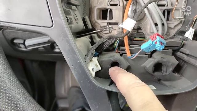 как снять руль с Лада х рей