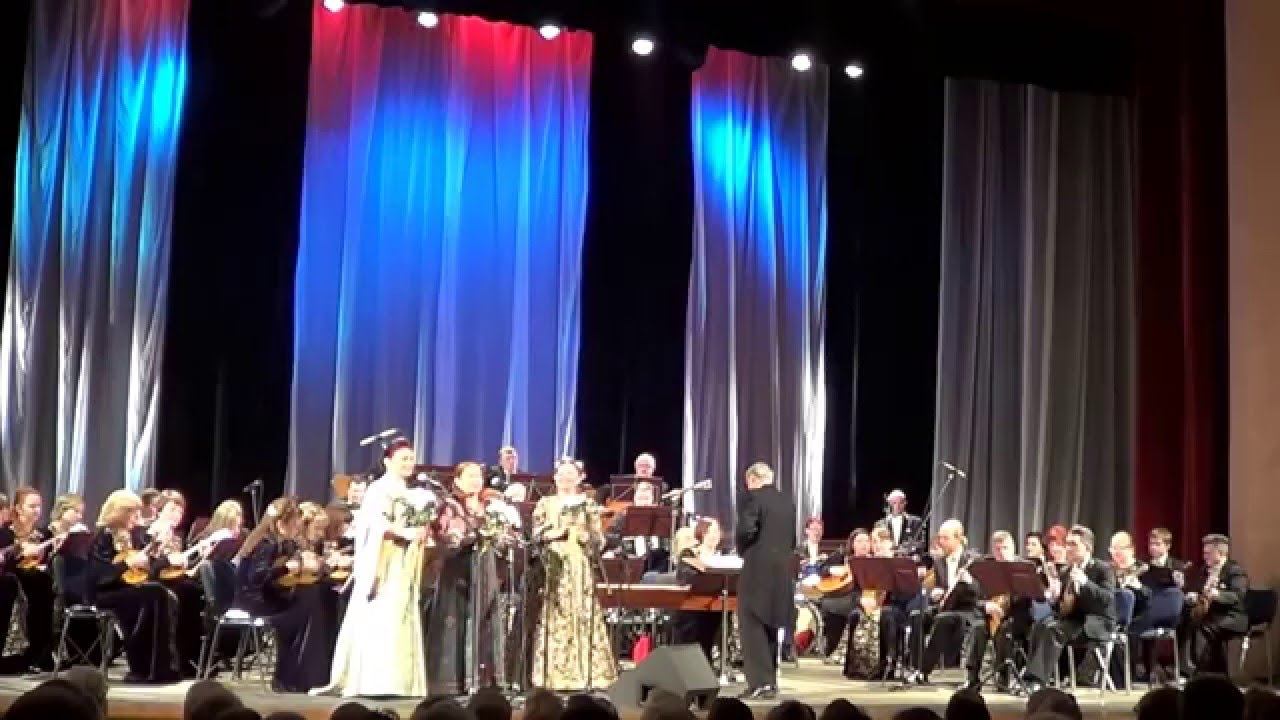 "Хороши весной в саду цветочки" (Б.Мокроусов), исполняет Трио ЛАДА.