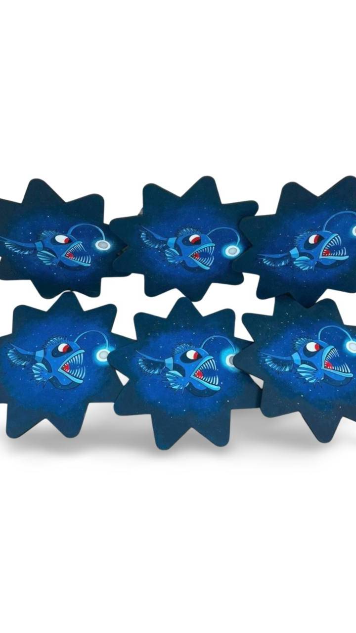 Оборудование «Светильники в виде рыб-удильщиков» для квеста «Спанч Боб»