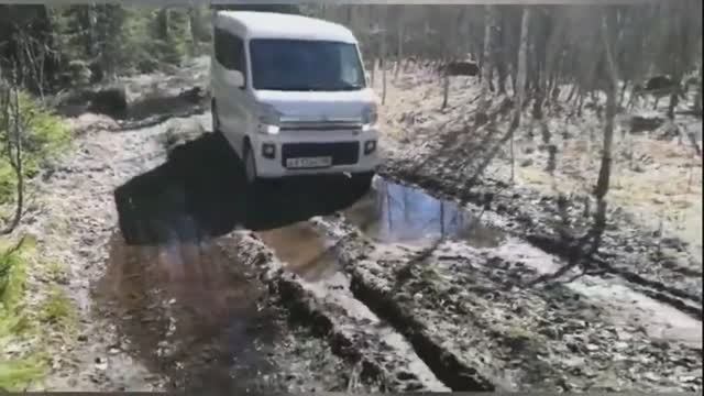 Suzuki Every 4WD. Испытано в России)
