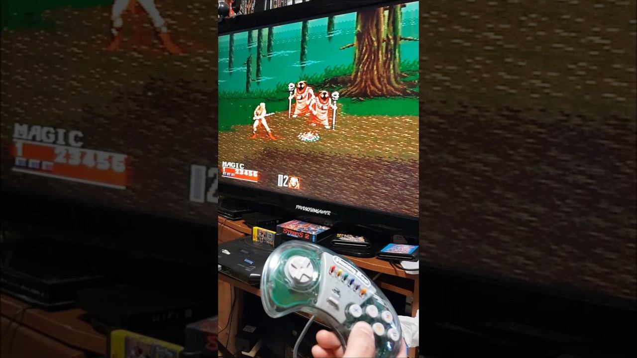 Бесконечная магия в Golden Axe 2 #dendy  #games #игры #денди #nes #retro #sega #retrogaming #8bit
